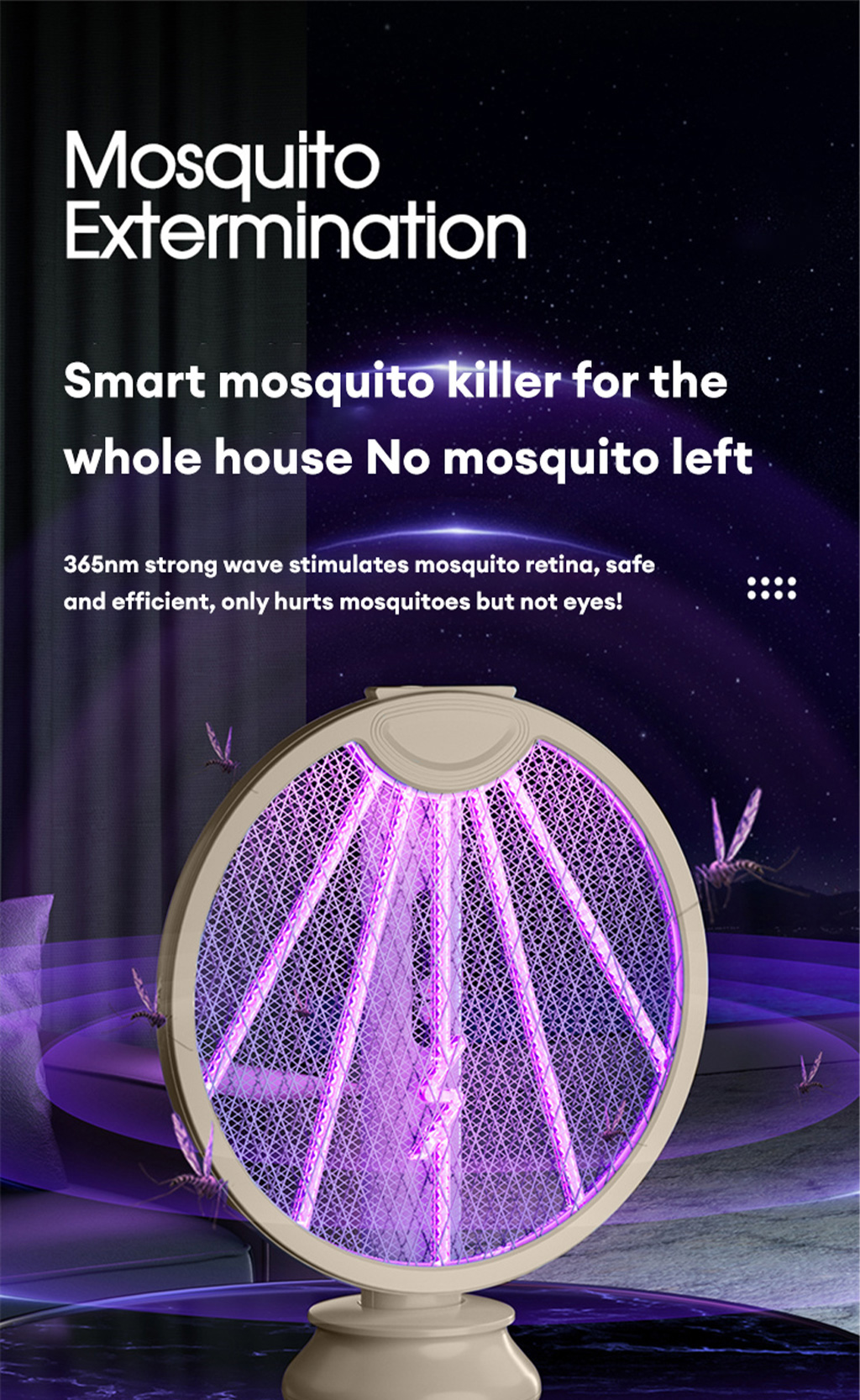Vermax Electric Mosquito Swatter Pamatay Lamok Voltage Efficiency ...