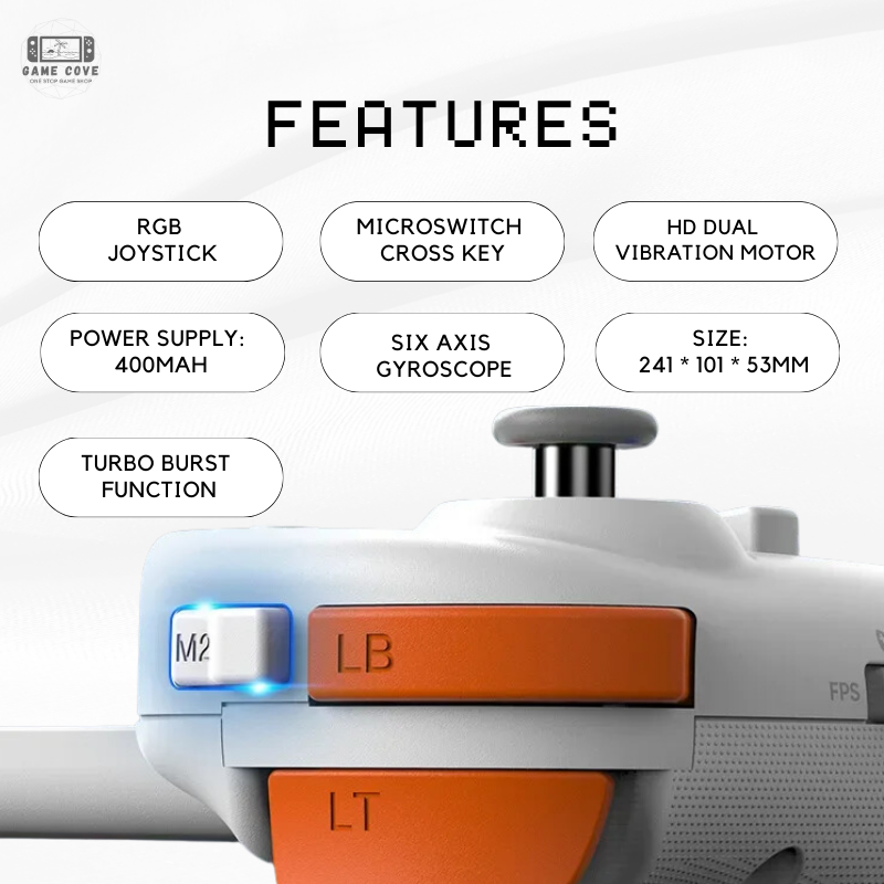 BSP D8 Pro Controller || Wireless Controller for PC, Android, Switch ...