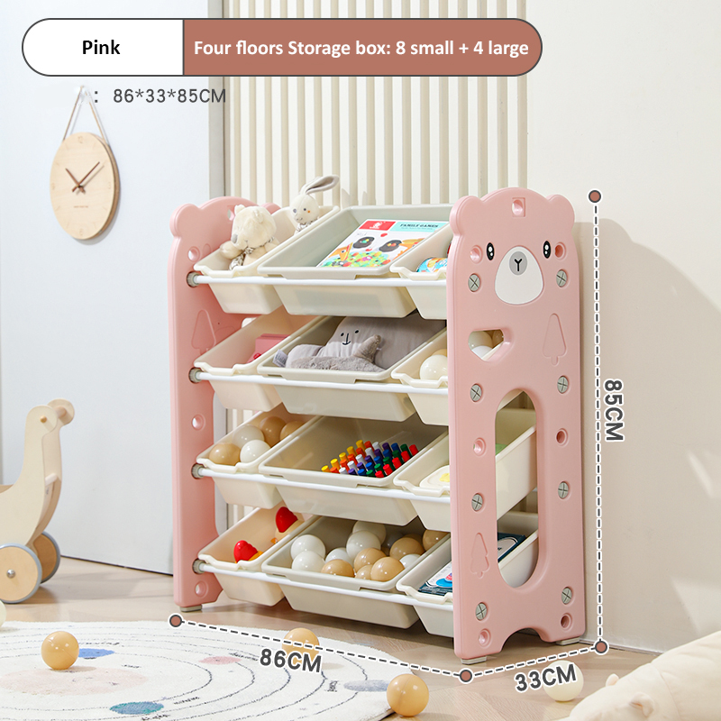 4 layer Toys storage rack for kids toy shelves toy organizer toy for ...