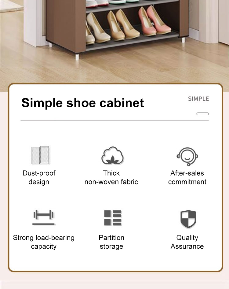 Shoe Rack Organizer Home Use Simple Shoe Cabinet Multifunctional Shoe ...