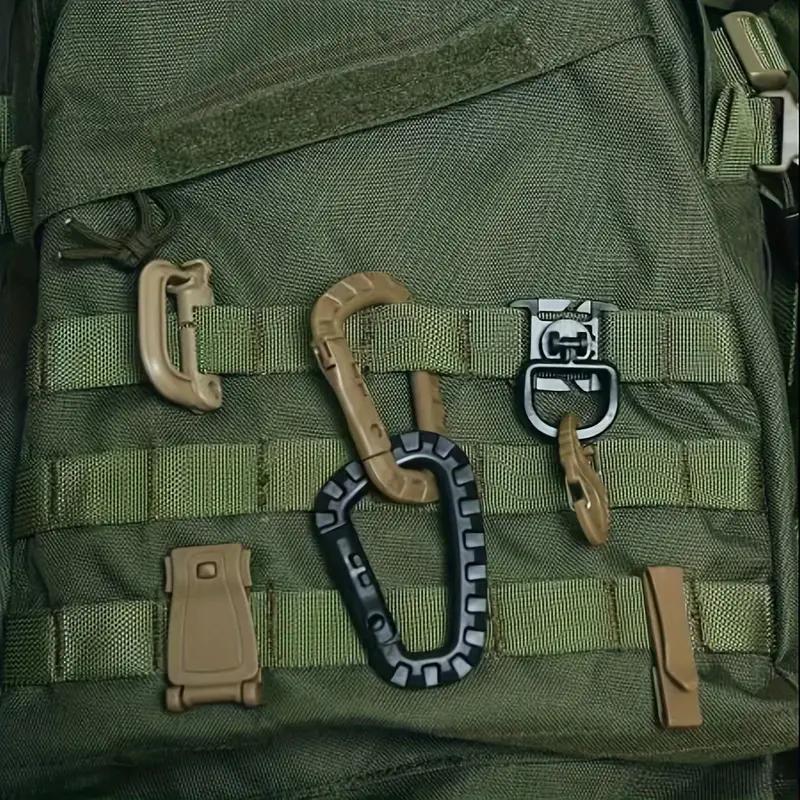 Outdoor Backpack Carabiner Plastic Steel Bag External Hanging Clasp ...