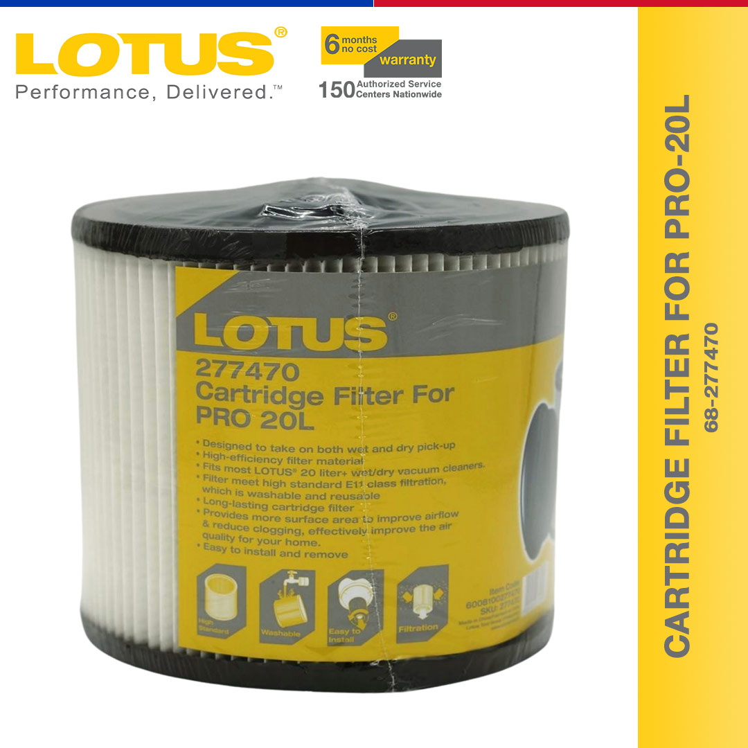 Lotus Cartridge Filter FOR PRO-20L 68-277470 | ATOM-10L 68-277463 ...