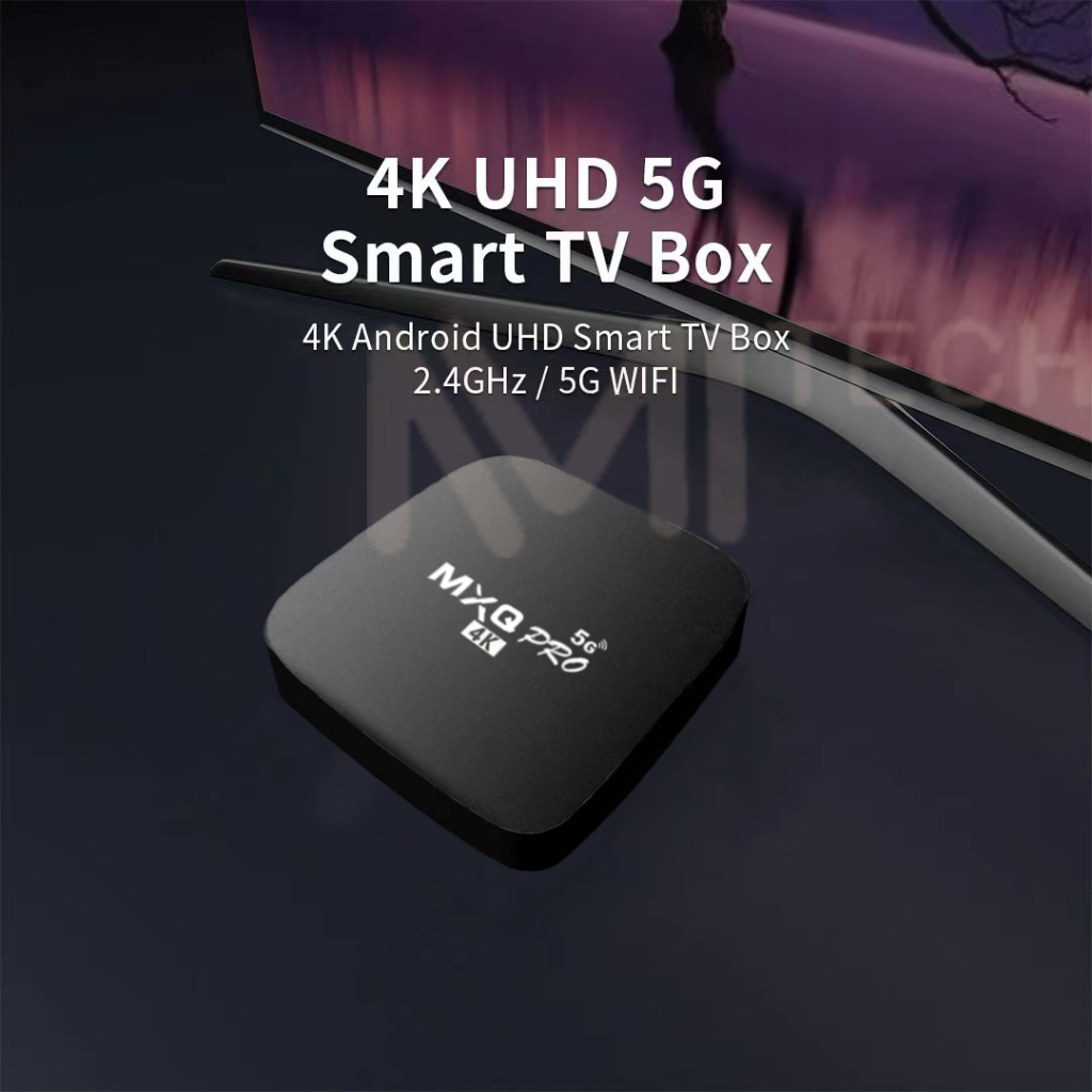 MXQ Pro 4K HD Smart TV Box 8GB+128GB 2.4G WiFi Connection MaliG31 CPU ...