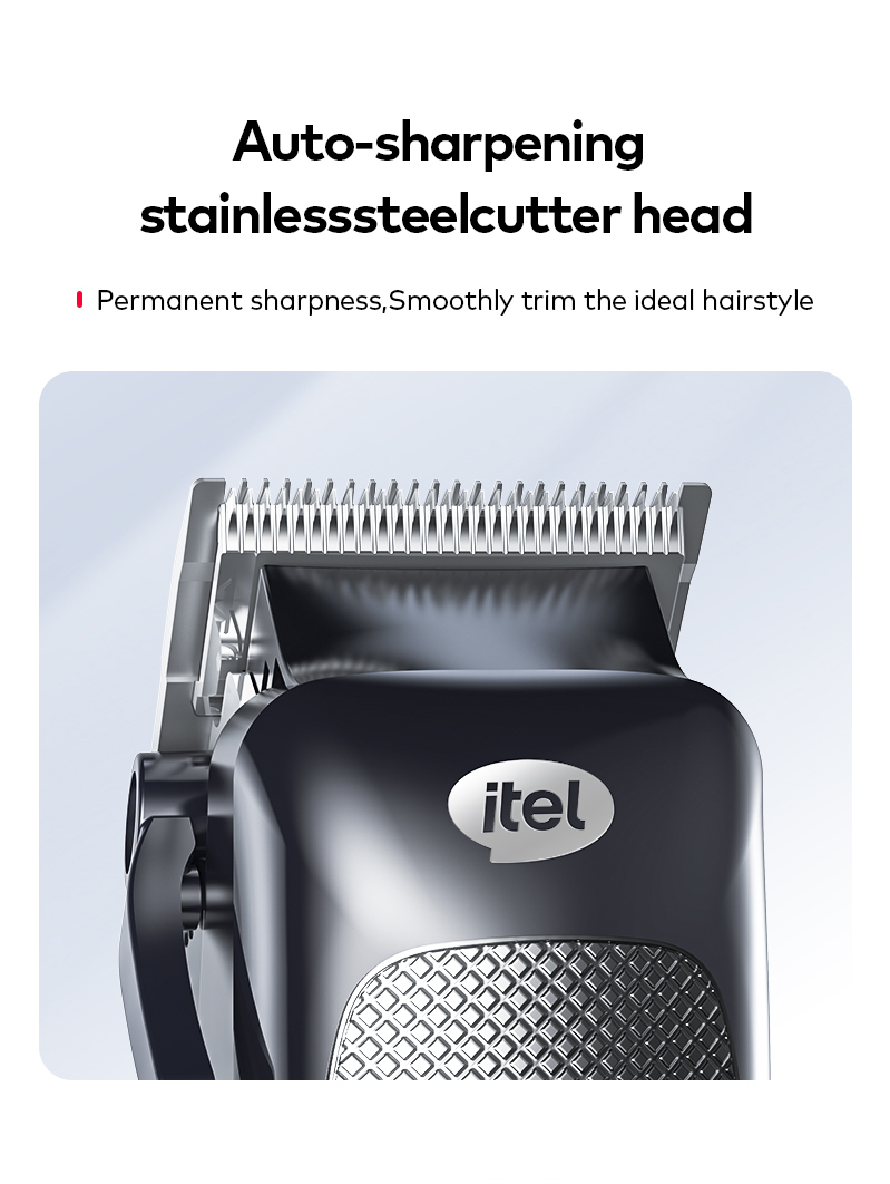 itel Multi-functional Hair Clipper Haircut Kit 6500RPM 2000Mah Type-C ...