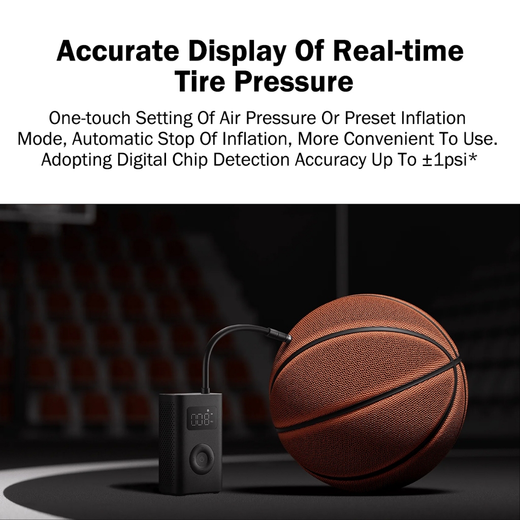 [1-Year Warranty] Xiaomi Air Pump 2 EU Portable Digital 150PSI ...