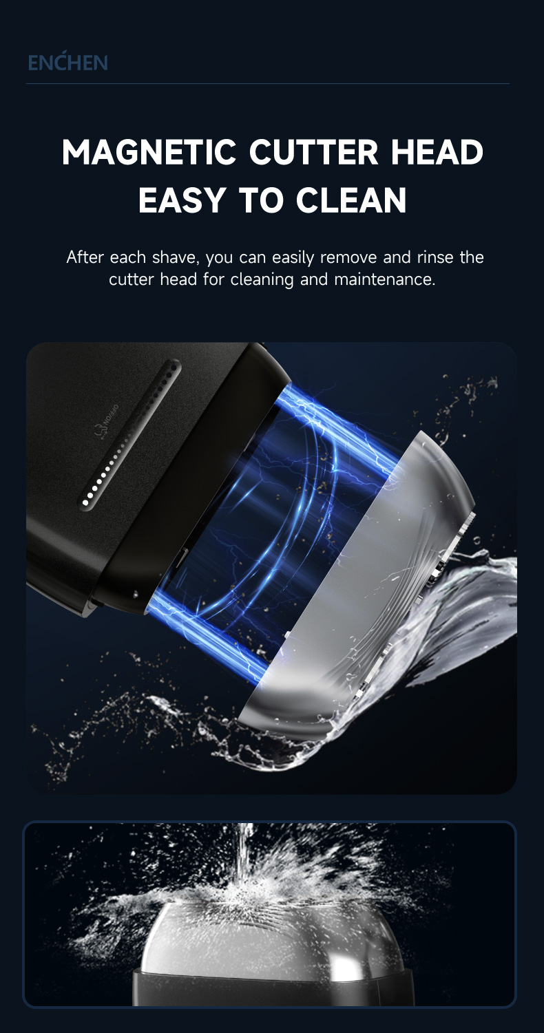 ENCHEN Mini Shaver Mini 6S Electric Shaver Unique Slide To Turn On/Off ...
