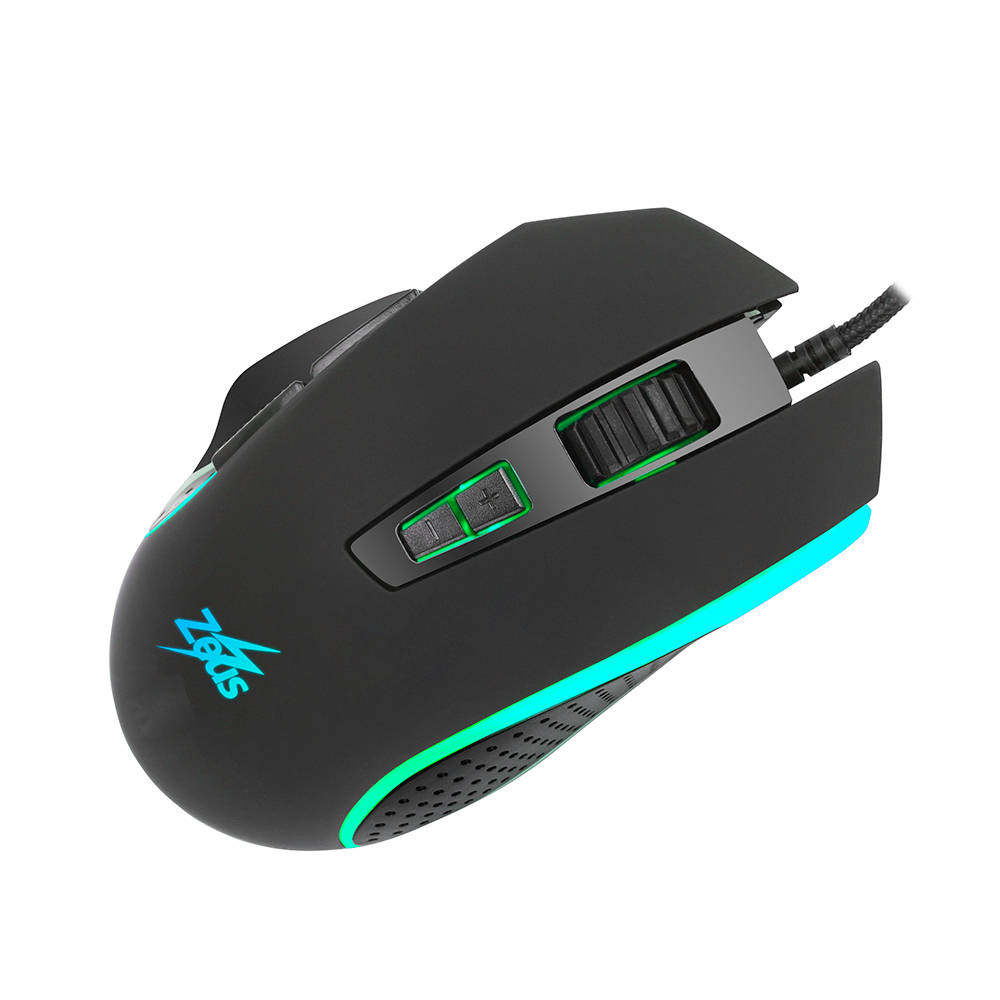 Zeus M-550 7-button wired gaming mouse with breathing backlight ...