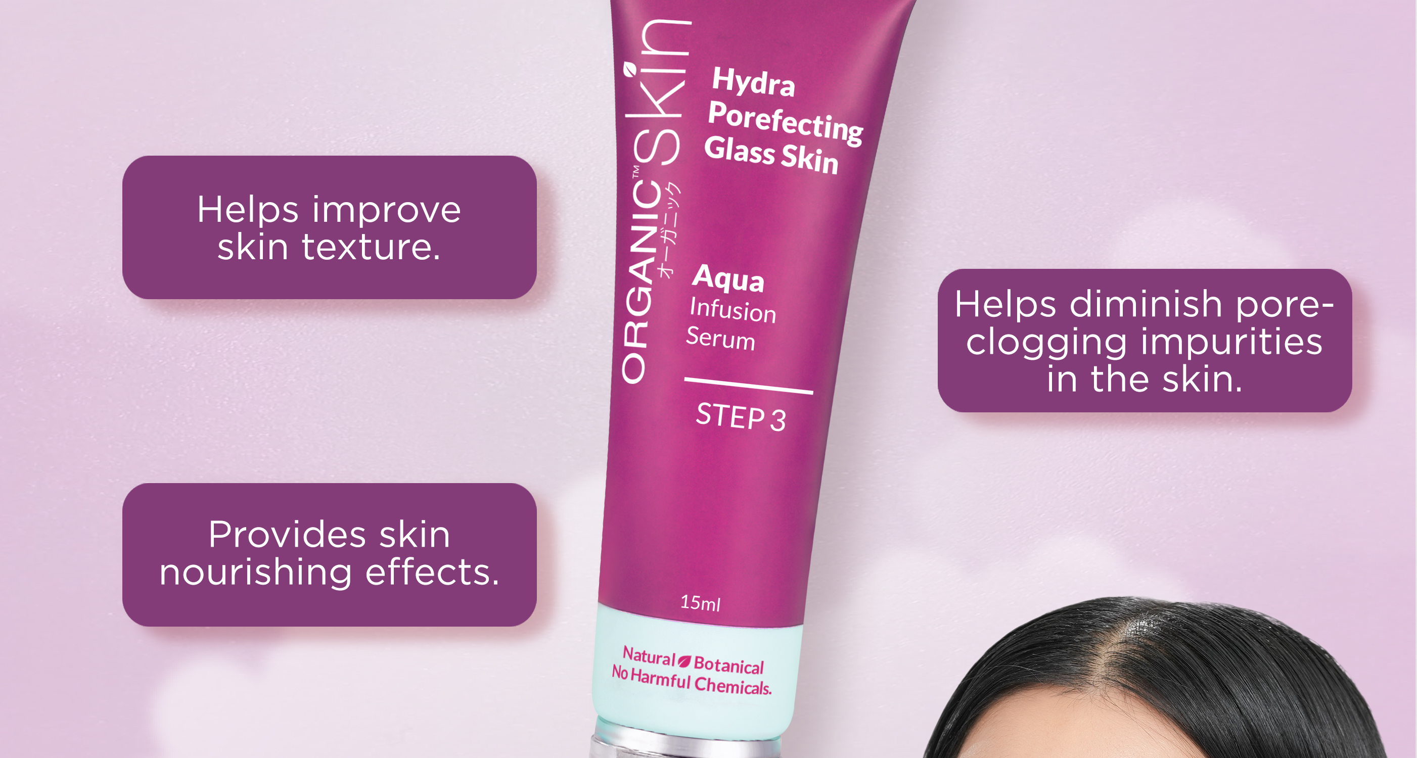 Organic Skin Japan Poreless Glass Skin Serum 15ml | Shopee Philippines