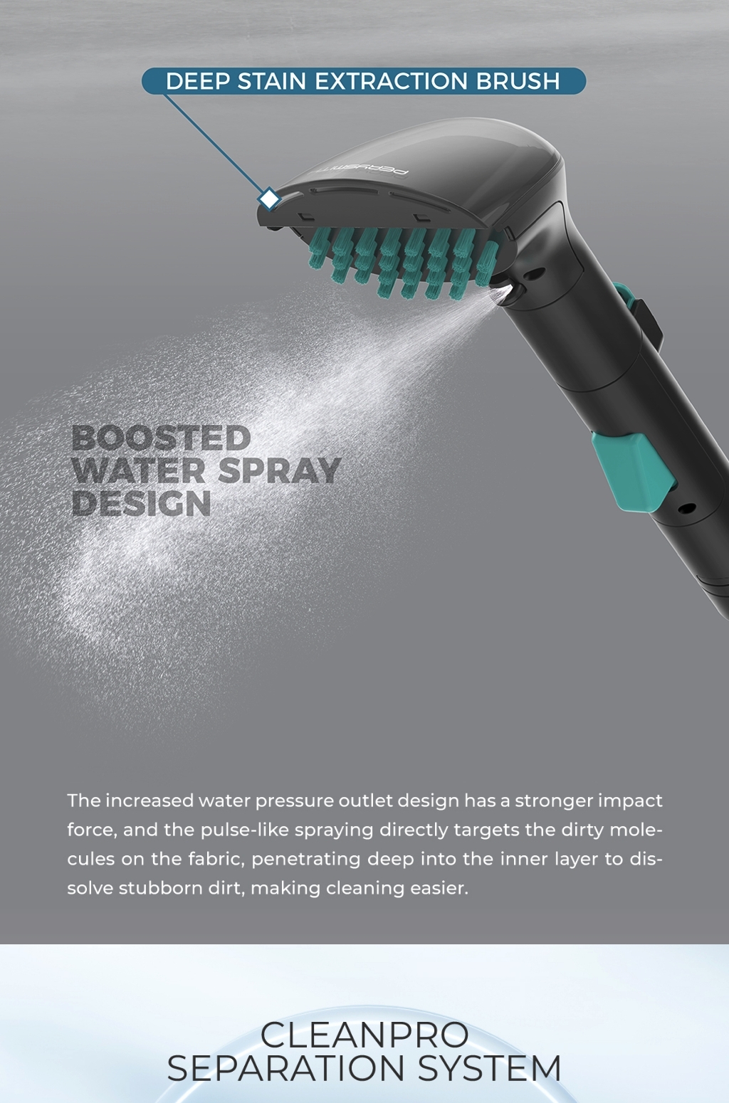 PerySmith M2 Portable Spot Cleaner Wet and Dry Carpet Upholstery Vacuum ...