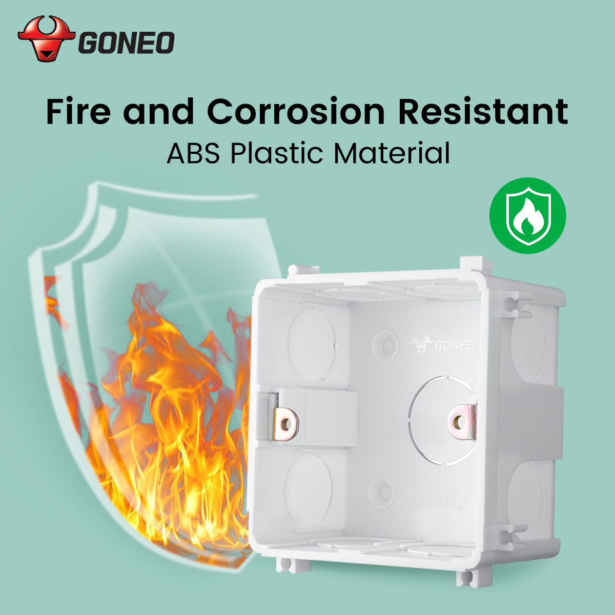 BULL H1 Utility Box Junction Box Bottom Box / Square For Switch And ...