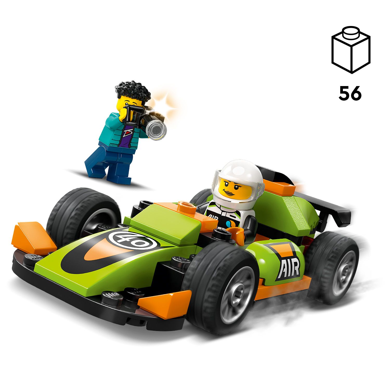 LEGO City 60399 Green Race Car Building Set Toys (56 Pieces) | Shopee ...