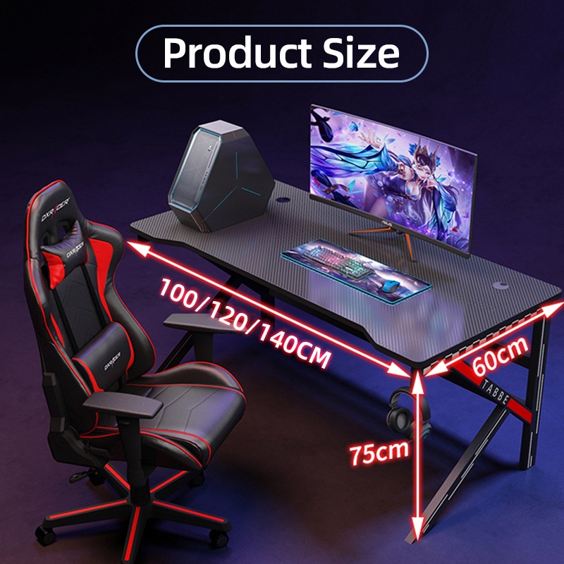 ICON Practical Simple Computer Desk Desktop PC Gaming Student Study ...