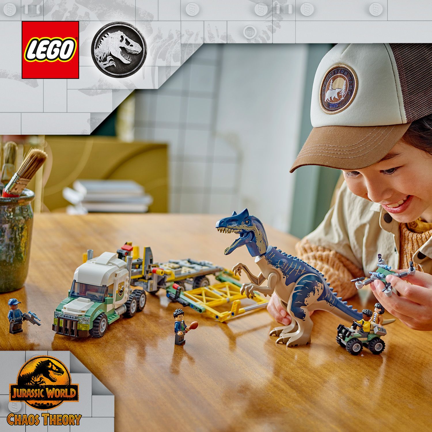 LEGO® Jurassic World 76966 Dinosaur Missions: Allosaurus Transport ...