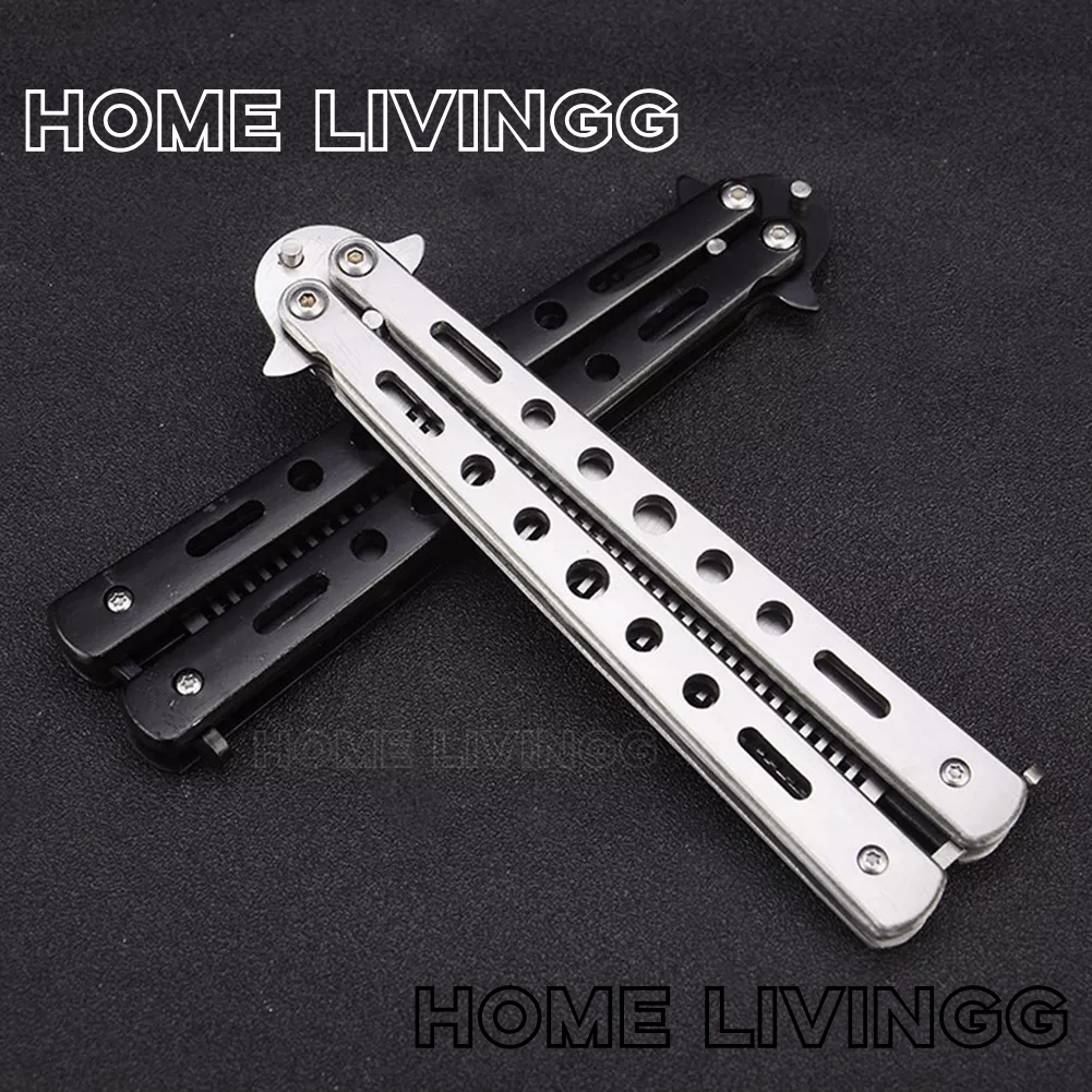 Salon Training Folding Stainless Butterfly Folding Comb Balicomb ...