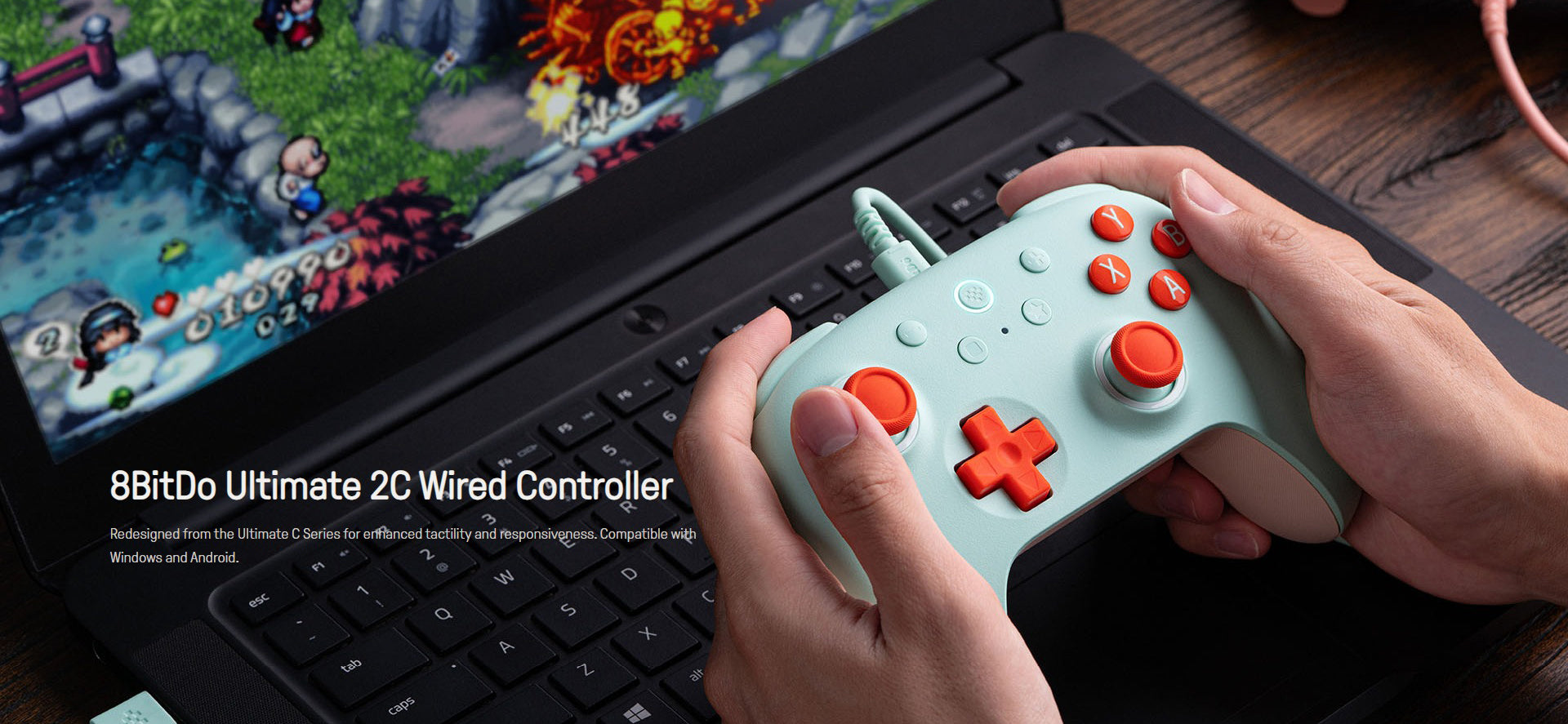 8Bitdo Ultimate 2C Wired Controller for Windows/ Android/ Raspberry Pi ...