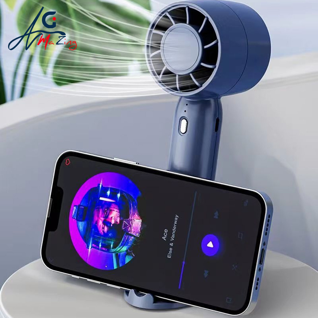 Mini Handheld Fan Semiconductor Refrigeration Battery Portable USB ...