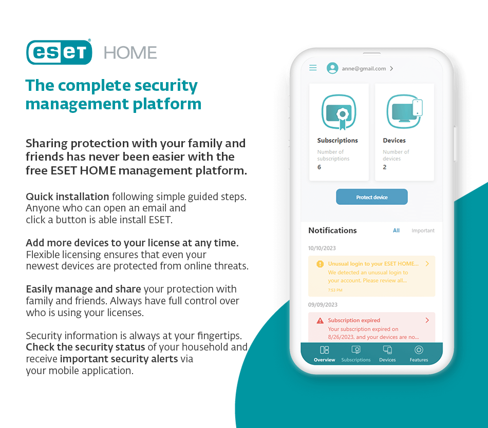 ESET HOME Security Premium - 1 Device 1 Year Subscription | Shopee ...