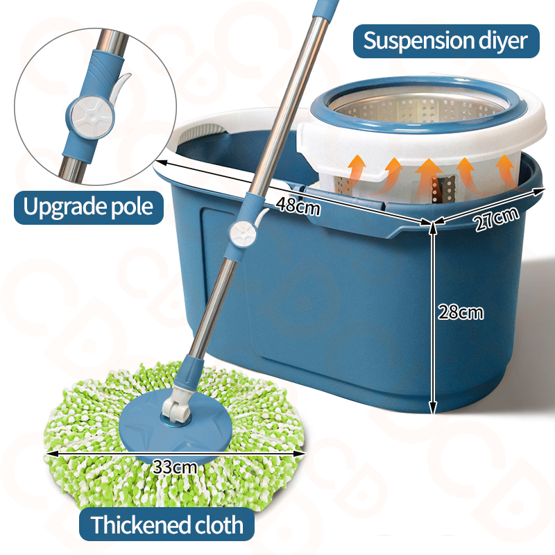 CD Mop with Spinner Heavy Duty and Bucket Hydraulic Mop Handle Map ...