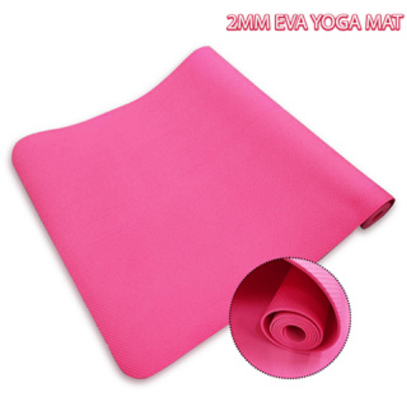 2mm Eva Yoga Mat Exercise Pad Non-Slip 173 x 61cm | Shopee Philippines