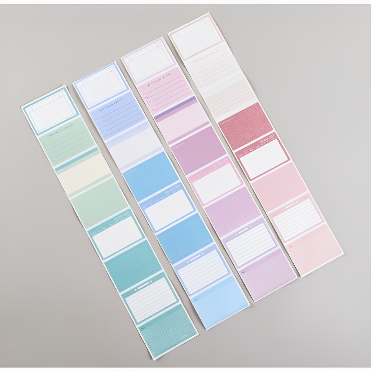 256PCS Sticky Notes Box Pull-out Self-Adhesive Index Labels Tabs Memo ...