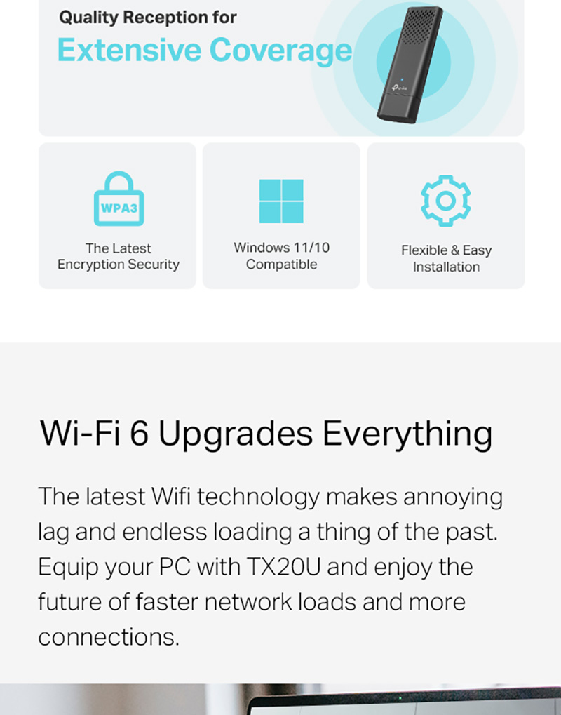 TP-Link | Archer TX20U | AX1800 | Dual Band | Wi-Fi 6 | Wireless | WiFi ...