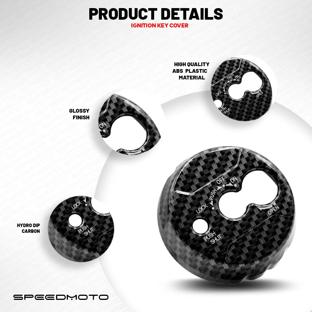 NMAX V1 IGNITION KEY COVER T-5412 CARBON GARNISH IGNITION LOCK ...