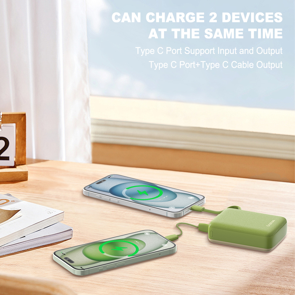 Orashare PM20C Mini Powerbank 20000mAh Built in Type-C Cable 22.5W Fast ...