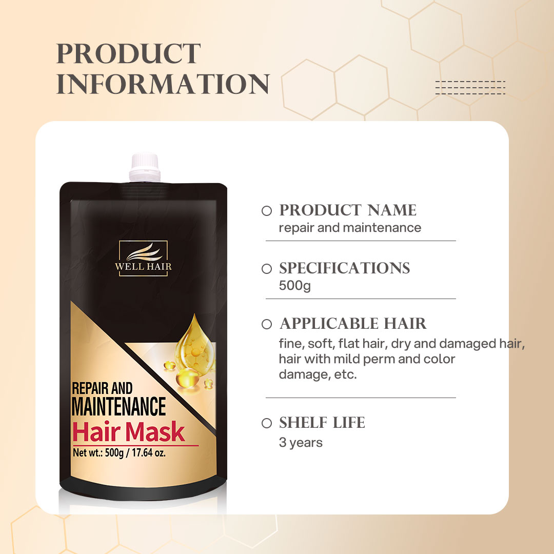Bremod WELL HAIR Hair Mask Treatment Care Maintenance Moisturize Repair ...