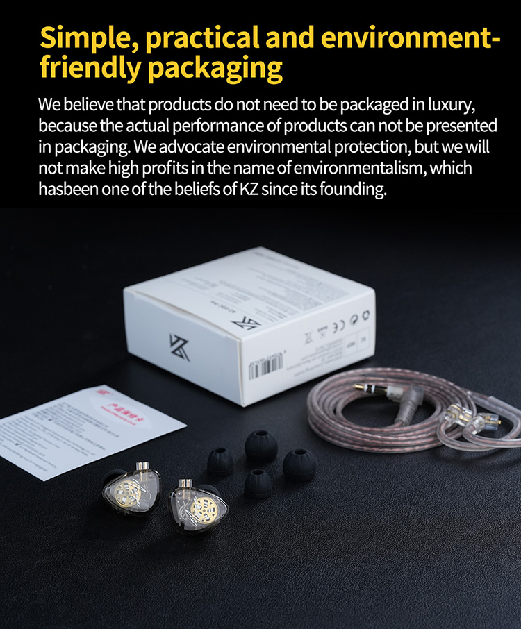 KZ Merga Quad Driver Sound Output Professional Quality Earphone High ...