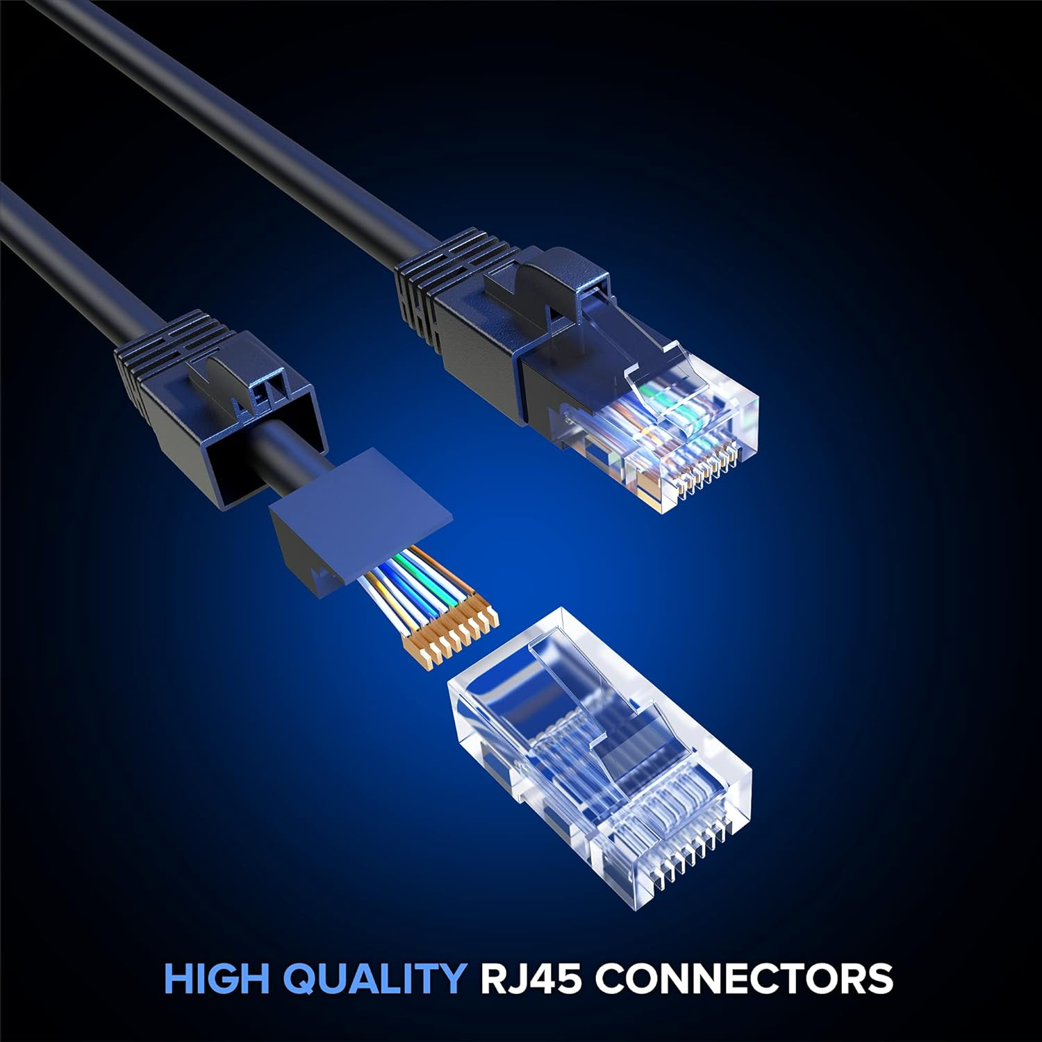 ALLAN Outdoor UTP Cat6 Lan Cable 10M-50M Shielded Grounded UV Resistant ...