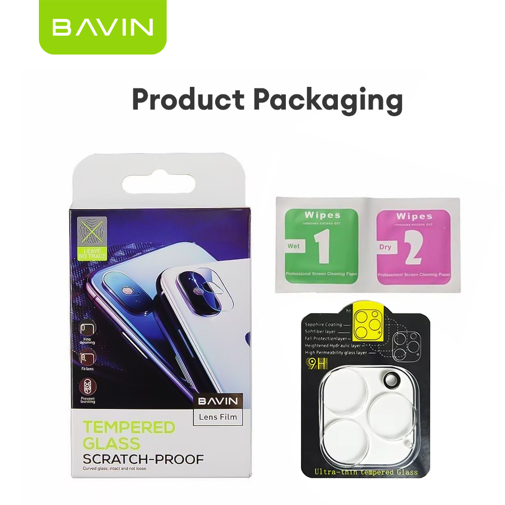 BAVIN Camera Lens Protector Transparent Camera Tempered Glass Scratch ...