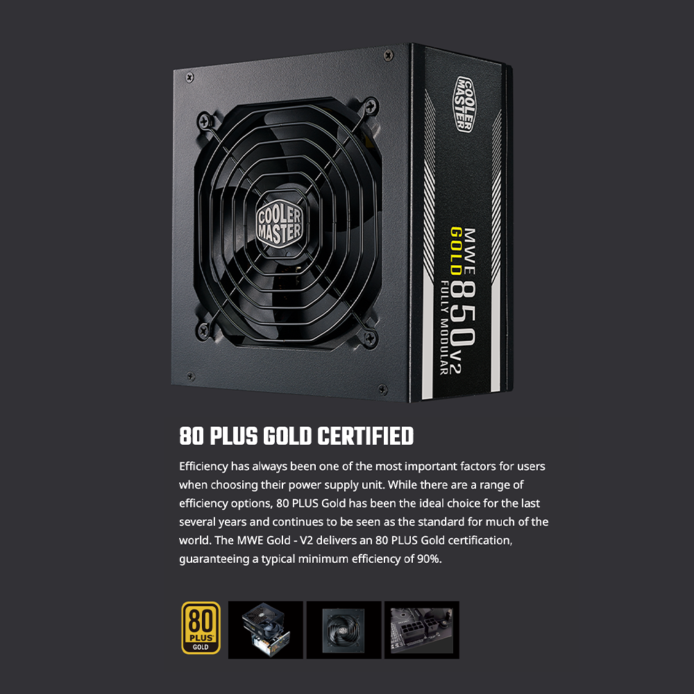 EasyPC| Coolermaster MWE650 V2 650watts/750Watts/850Watts Fully Modular ...