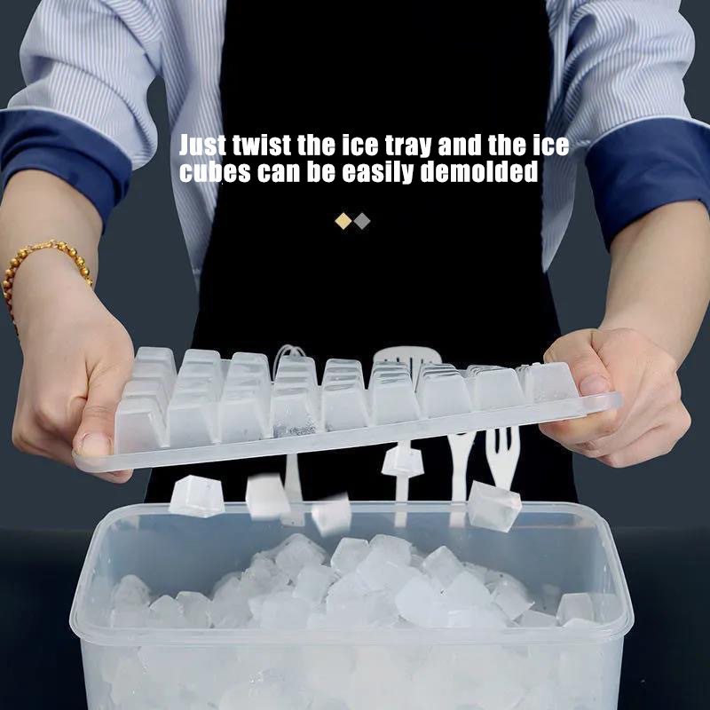 144 grids With box Ice shovel Cream Cocktail Cold Drink Ice Molder Ice ...