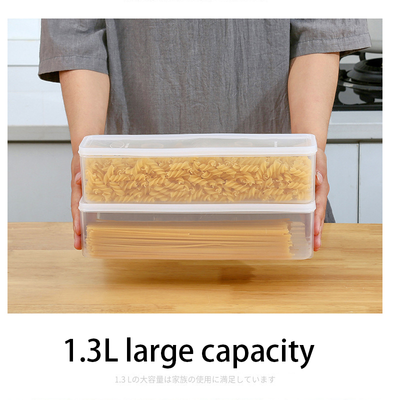 Sealed Noodles Pasta Food Box fresh-keeping Container storage organizer ...