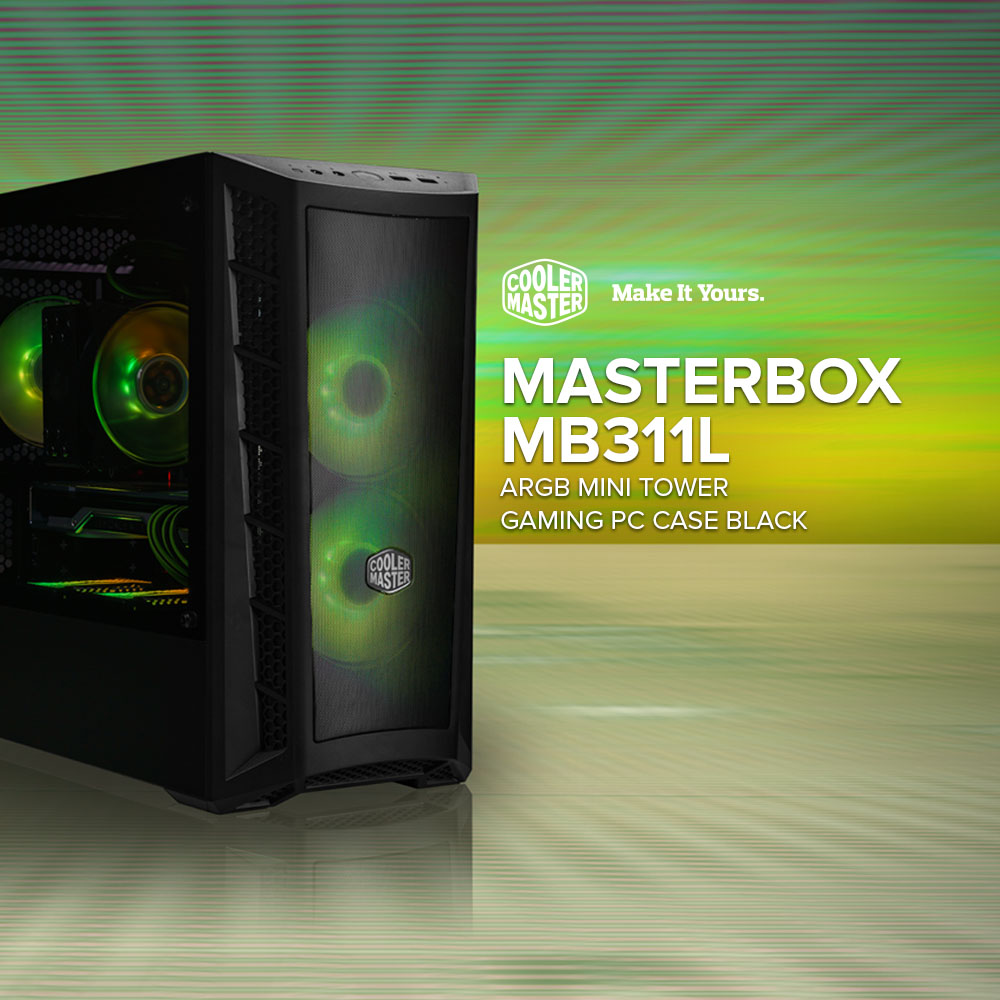 EasyPC| Coolermaster Masterbox MB311L ARGB PC Case Gaming |Mini Tower ...
