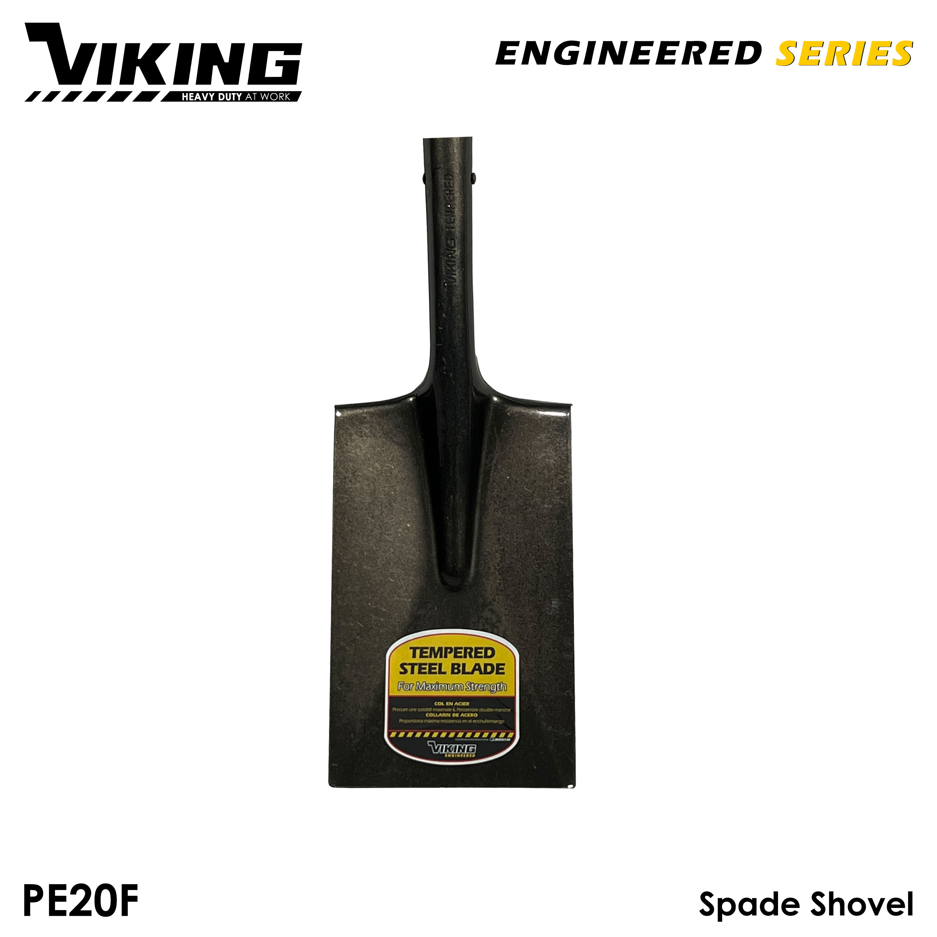 Fiberglass Handle Shovel (Pala) Engineered Series Power D-Grip Heavy ...