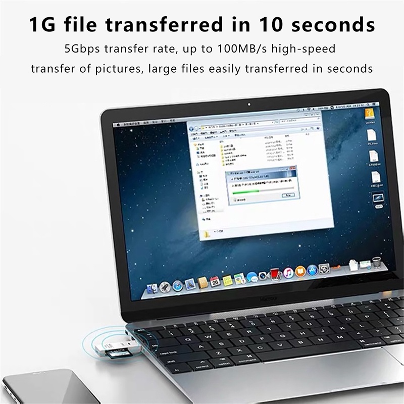 Popcorn 2 In 1 Usb 3.0 Card Reader Flash Memory Card 2 Slots For TF SD ...