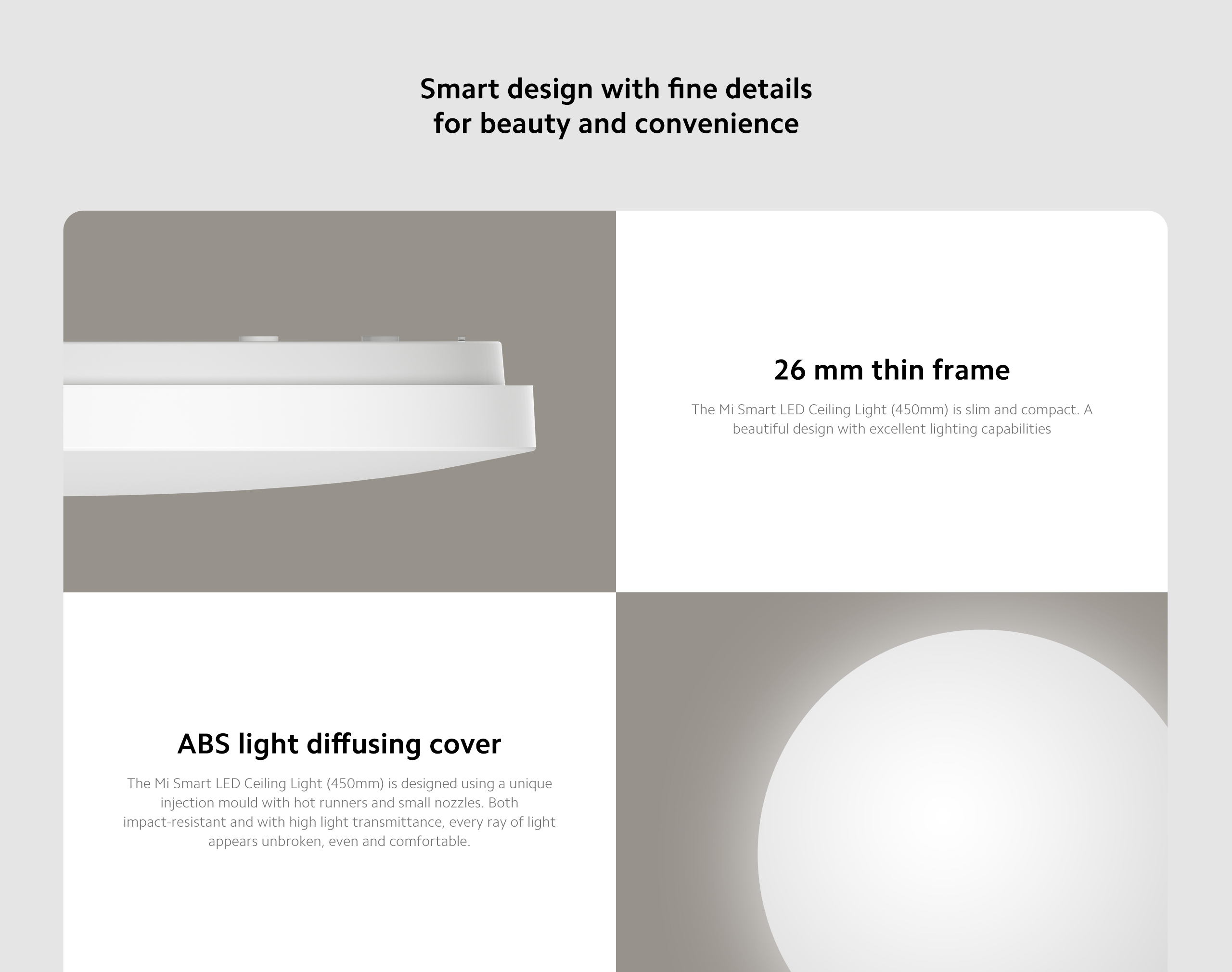 Xiaomi Mi Smart Led Ceiling Light 450mm | Shopee Philippines