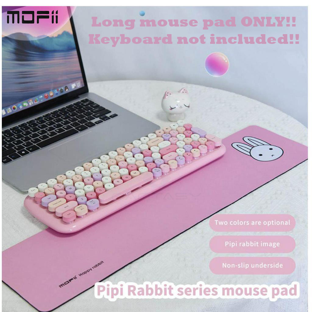 MOFII MP082 CUTE Happy Cat design Long Mouse pad SIze 720*280MM For ...
