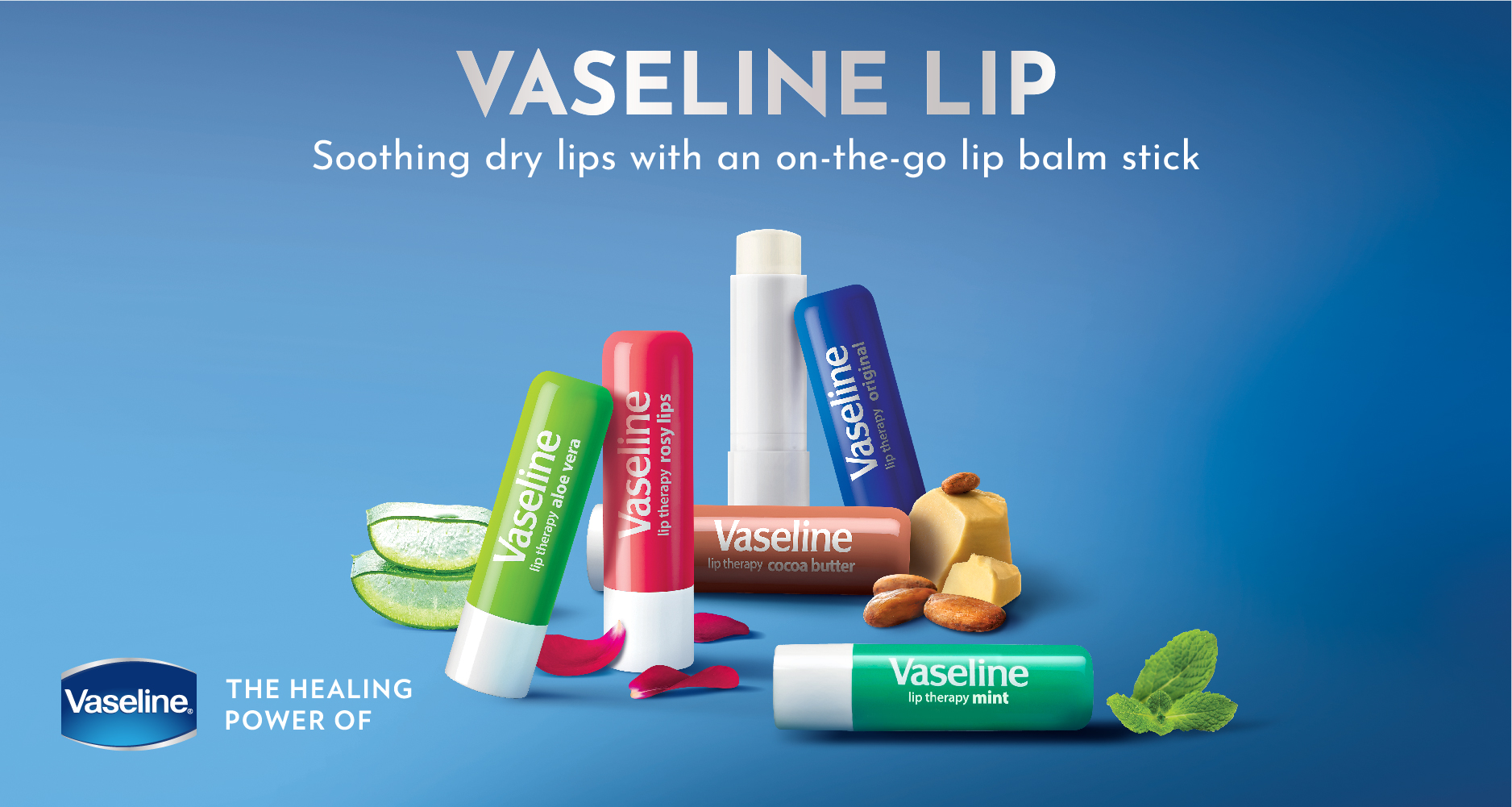 VASELINE Lip Aloe Vera Lip Balm Stick With Petroleum Jelly 4.8G | Shopee Philippines