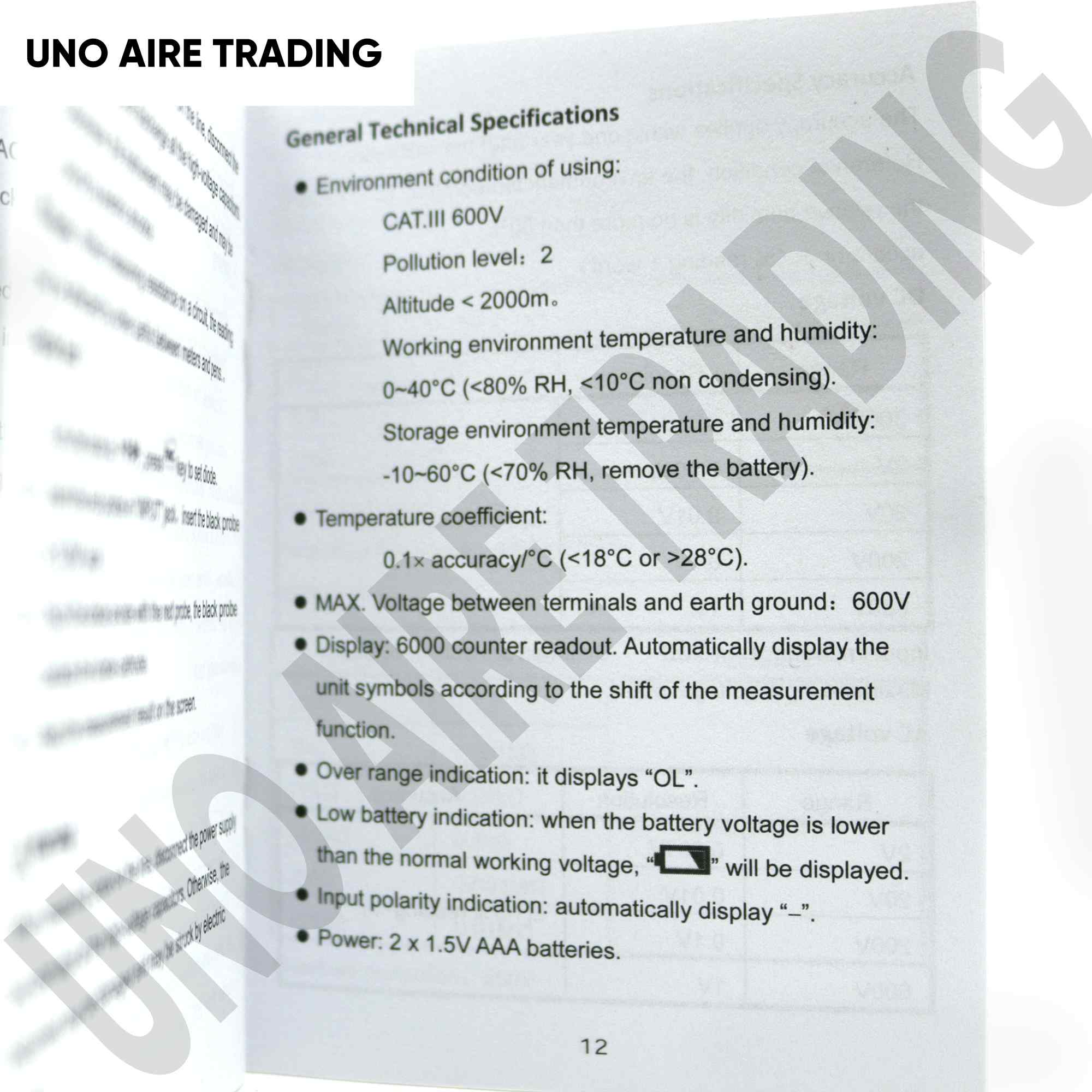 Clamp Tester Digital Clamp Meter TOTAL TMT46003 AC 200A | Shopee ...