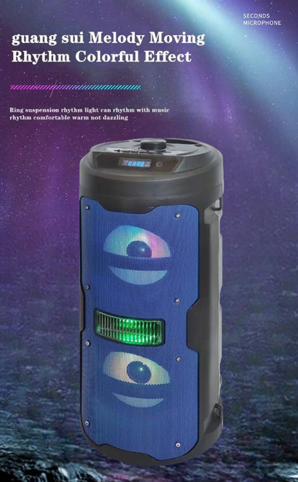 SK-1201 Wireless Portable BIG Karaoke Stereo Bluetooth Speaker with FREE Microphone | Shopee ...