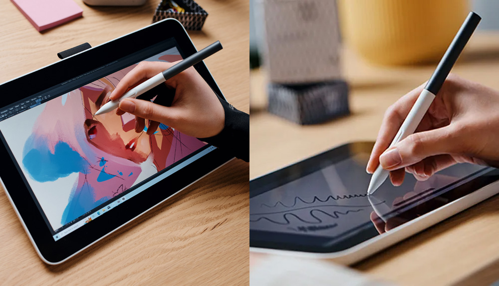 Wacom One 12 (DTC-121W0C) Pen Display Full HD (1920x1080) Tablet ...