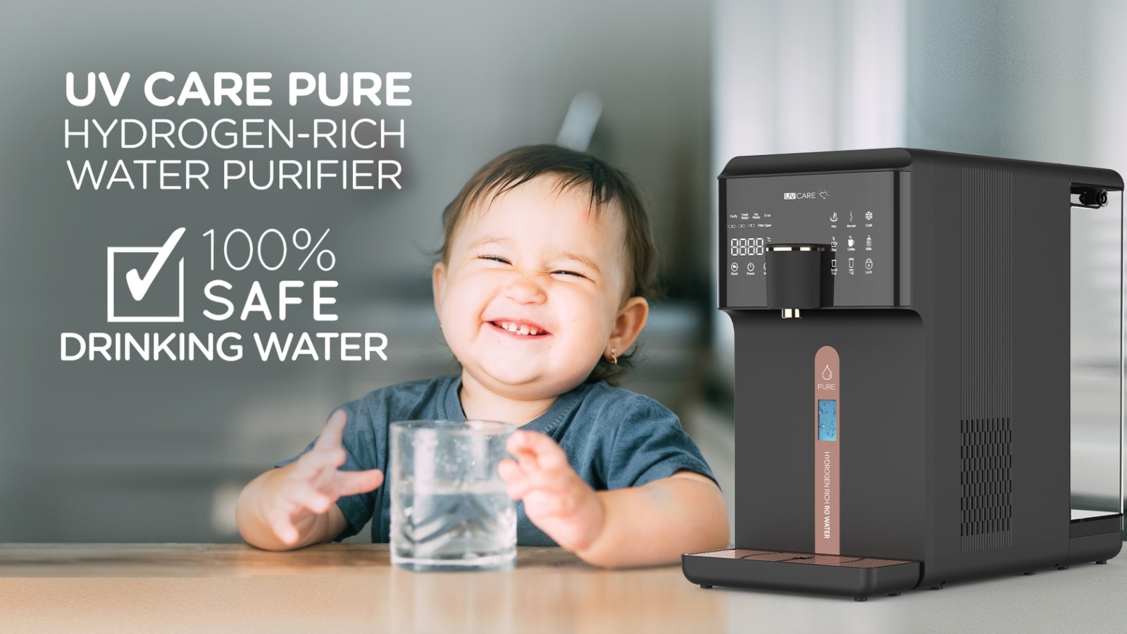 UV Care Pure Water Hydrogen-Rich RO Water Purifier Filter | Shopee ...