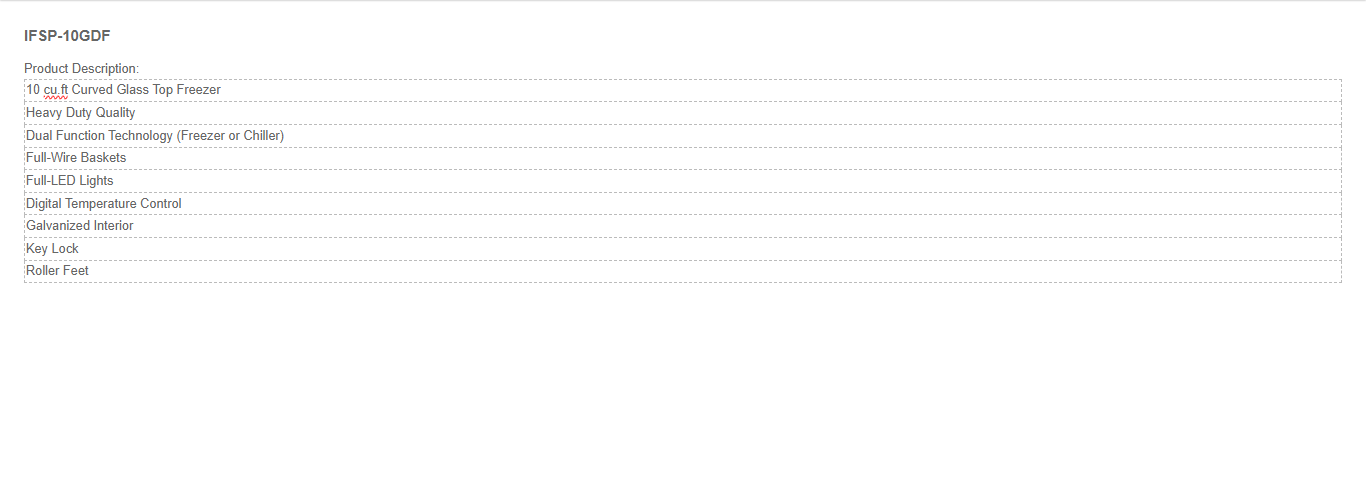 Fujidenzo 10 cu.ft HD Inverter Curved Glass Freezer IFSP-10GDF | Shopee ...