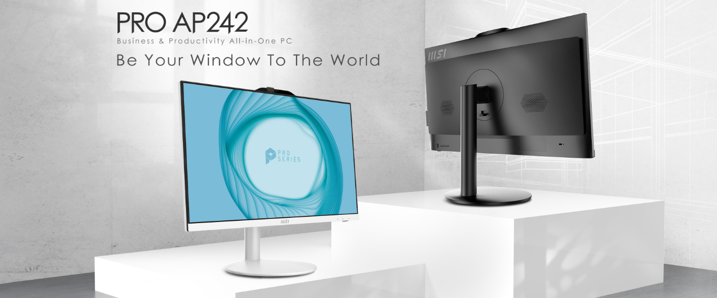 MSI PRO AP242 12M All-in-One Desktop PC - Intel Core i5-12400 / 8GB ...