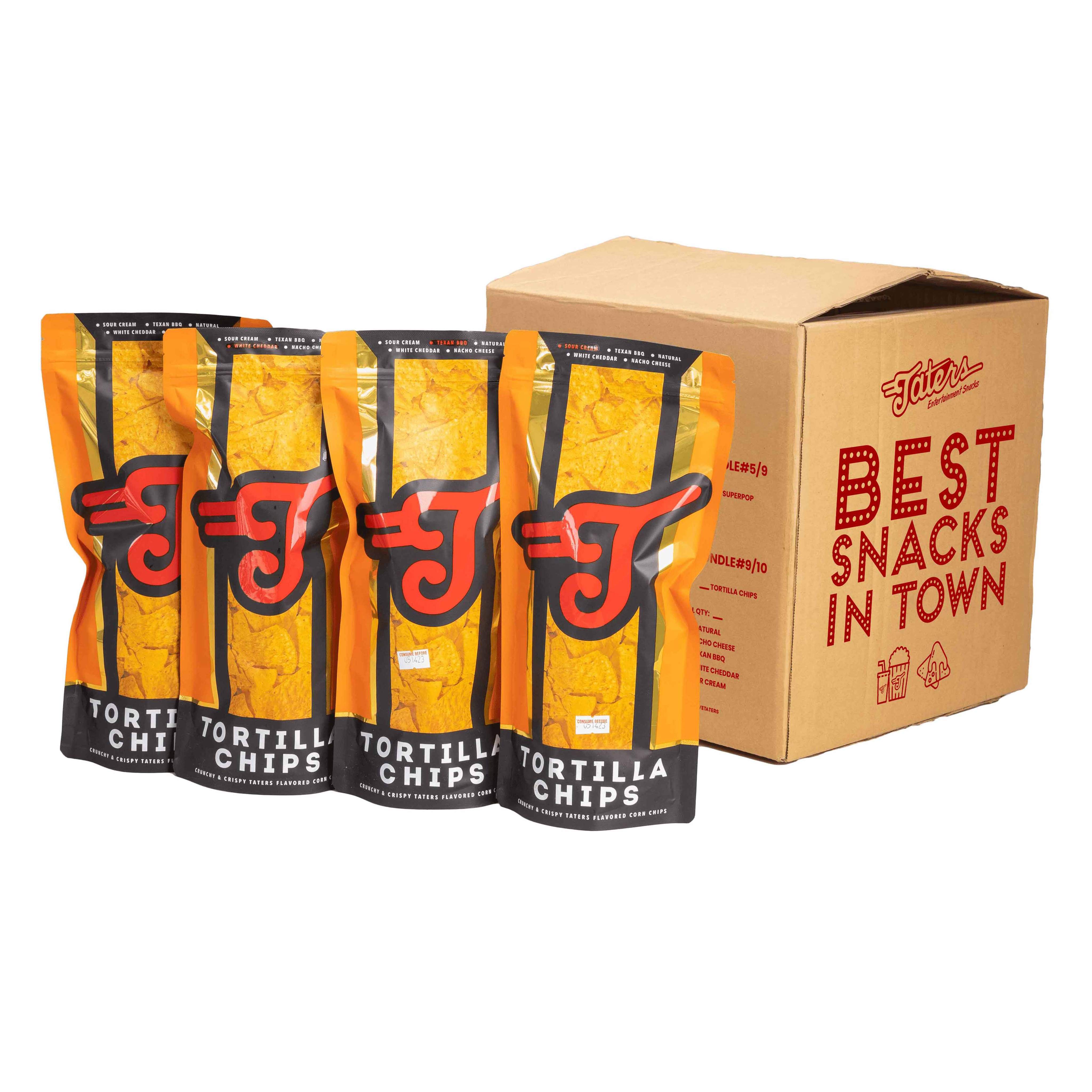 Taters Snack Box Bundle #10 4 Taters Tortilla Chips 120g Pouches ...