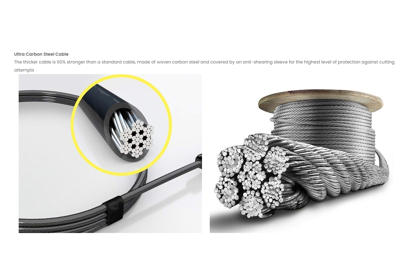 ArgoX 4 PIN Numeric Combination Type Security Laptop Lock Cable - 2.5 x ...