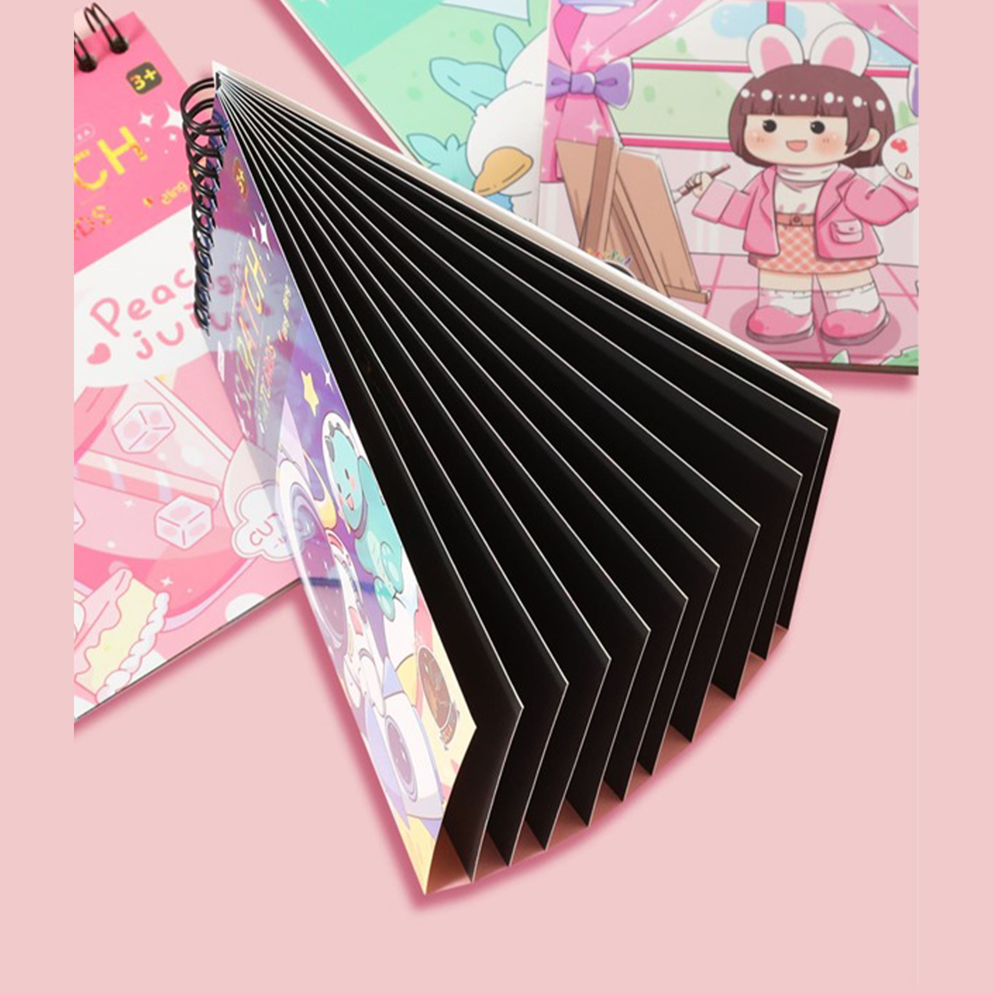 Cute Cartoon Scratch Paper for Kids Scratch Off Paper Sheets Art Craft ...