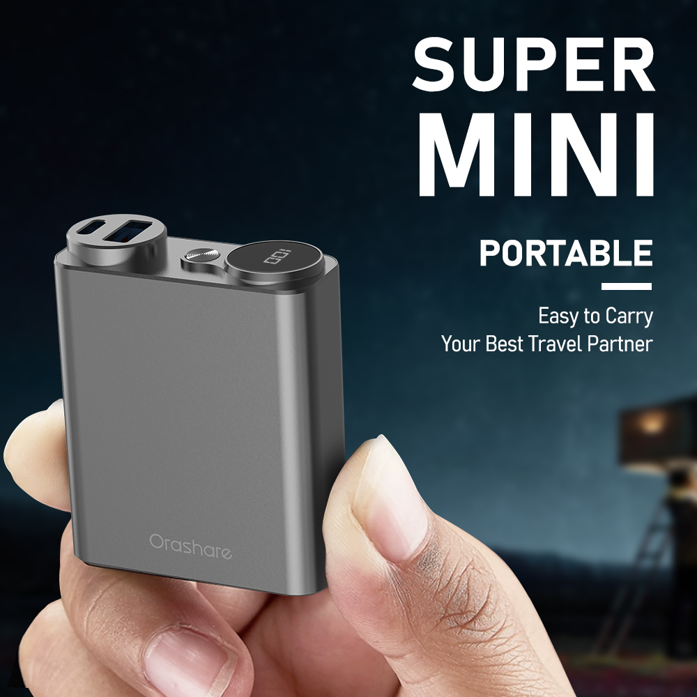 Orashare PCA10 10000mAh Powerbank Super Mini 22.5W Fast Charge Digital ...